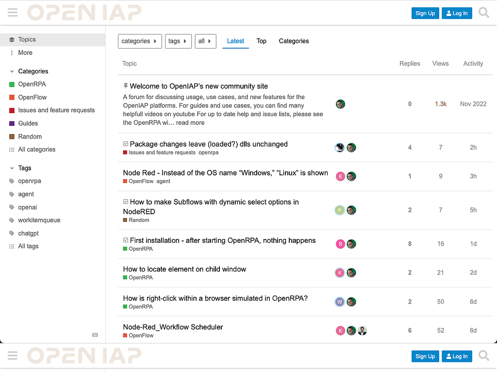 OpenIAP - Discover - Discourse Discover