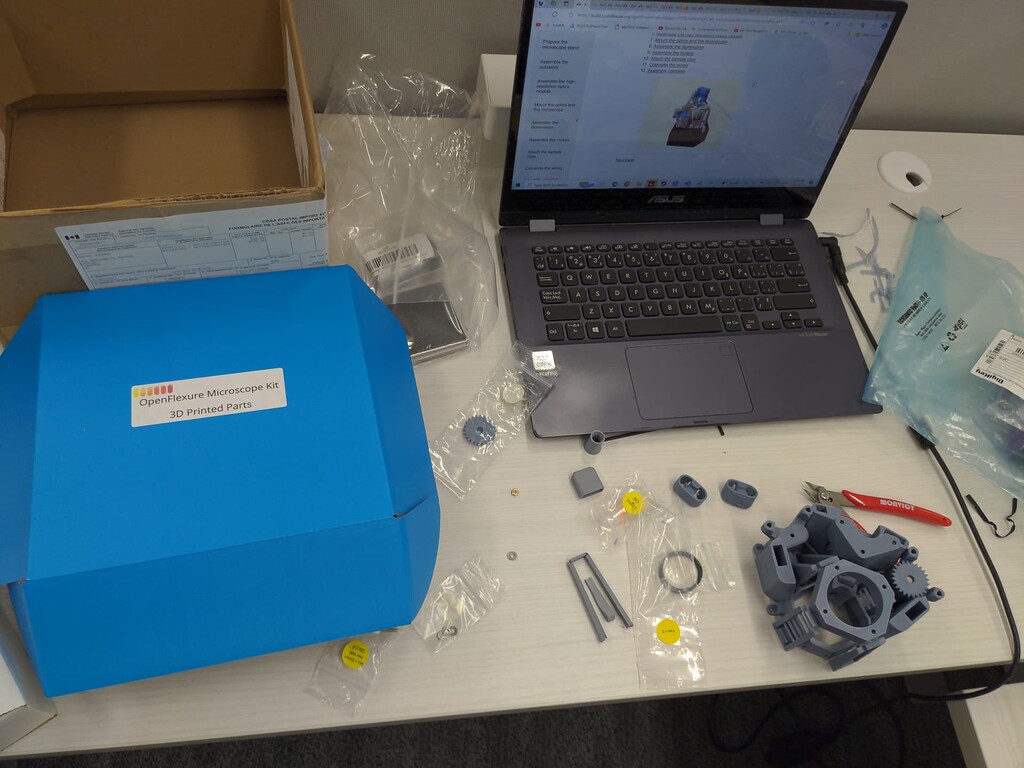 Building the high-resolution, motorized OpenFlexure Microscope (v7 ...