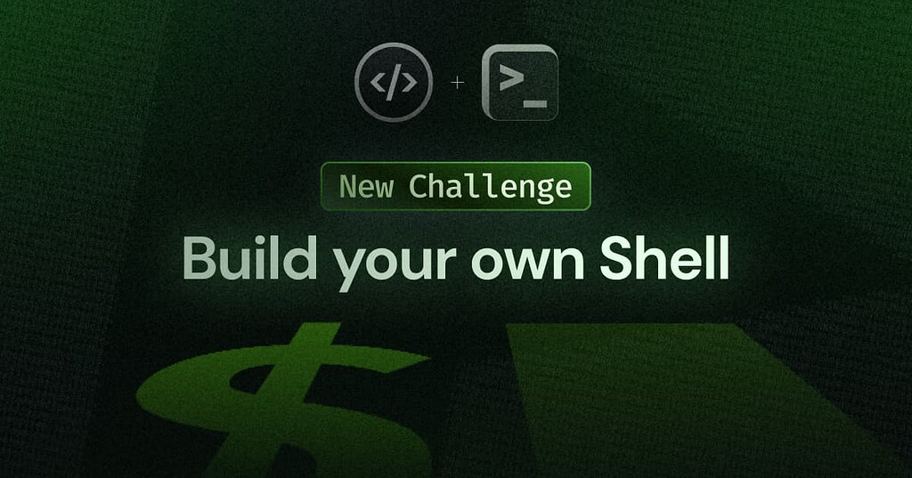 New challenge: Build your own shell - Announcements - CodeCrafters