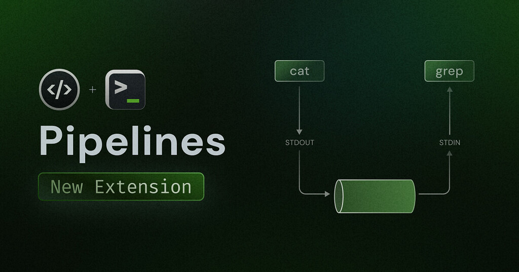 New extension: Pipelines (Shell) - Announcements - CodeCrafters