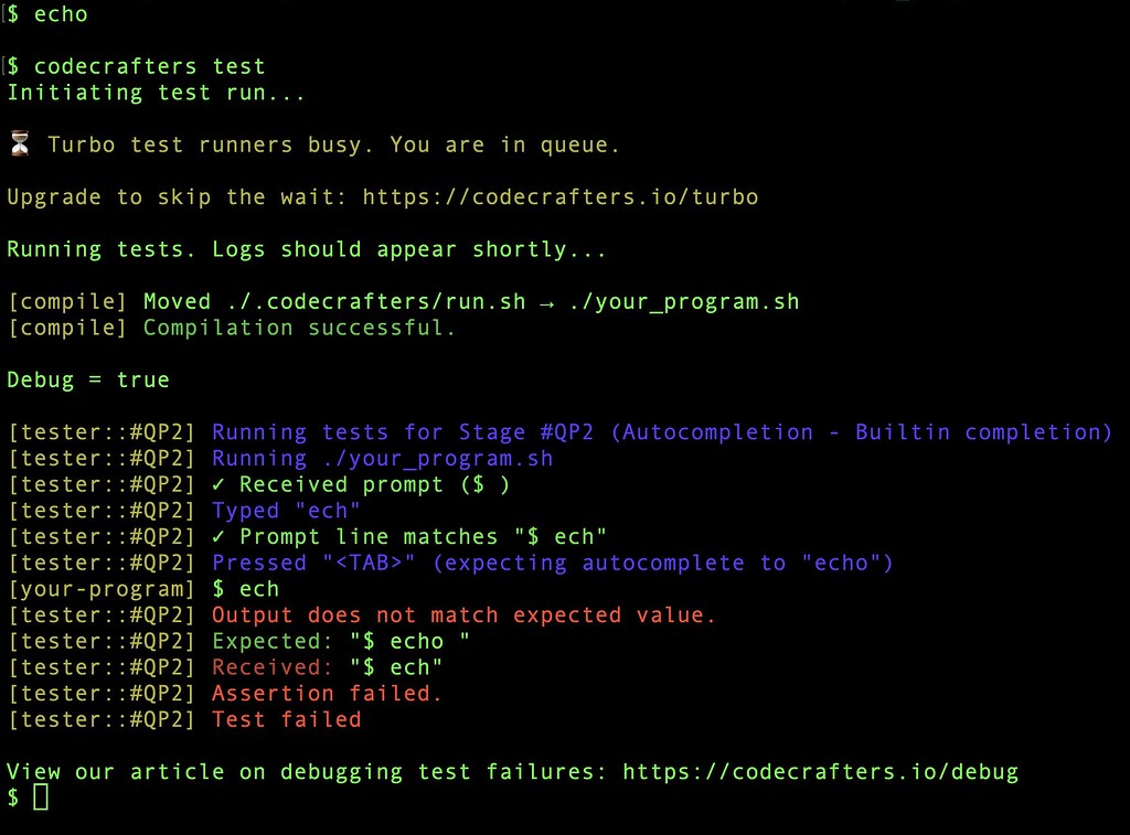 Problem with autocompletion: builtin completion (C) (SOLVED ...