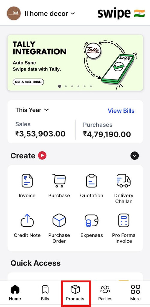 How to manually stock out products on mobile? - Android - Swipe