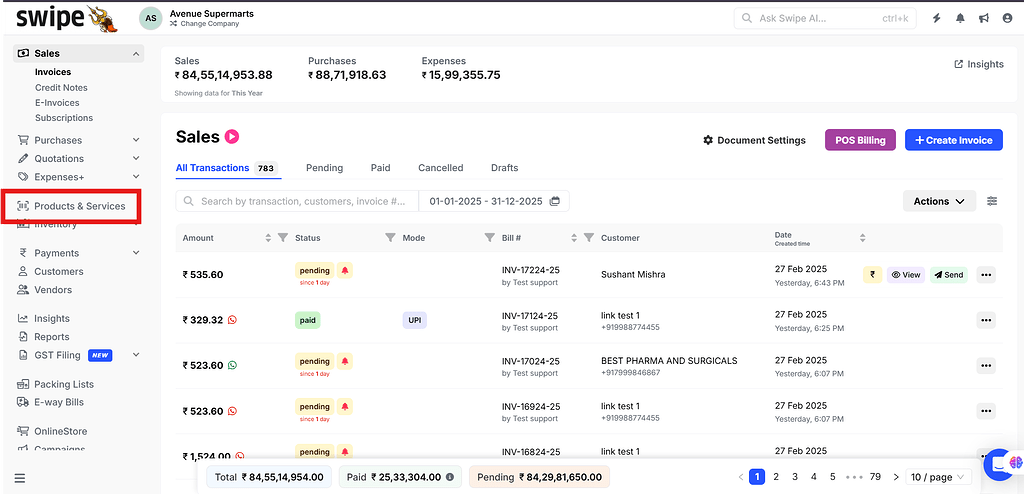 How to bulk edit the items? - General - Swipe