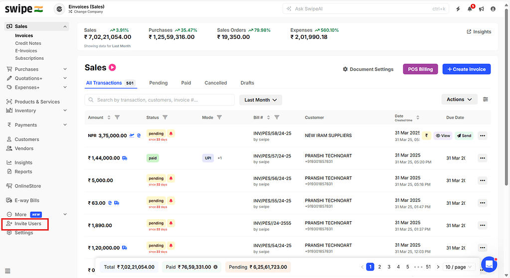 How to customize an existing role and assign to a user? - General - Swipe