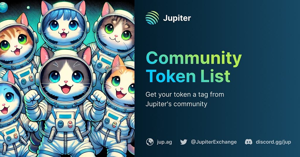 Get your token a community tag! BETA - Jupiter Products - Jupiter Research