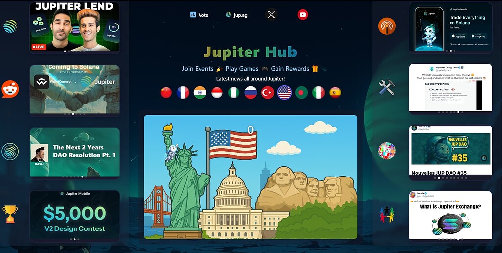 JUPITER HUB - GAME TOURNAMENTS, LIVE FEEDBACK / NEWS SESSIONS, BOUNTIES ...