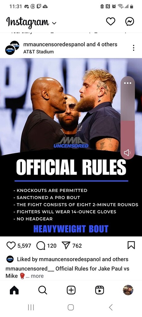 Tyson vs Paul Rules Released - Page 2 - UltimateGround - OnlyGround