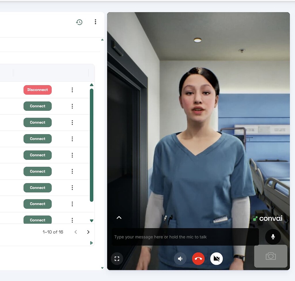No webcam and sim environment in my shared link - Questions - Convai Developer Forum