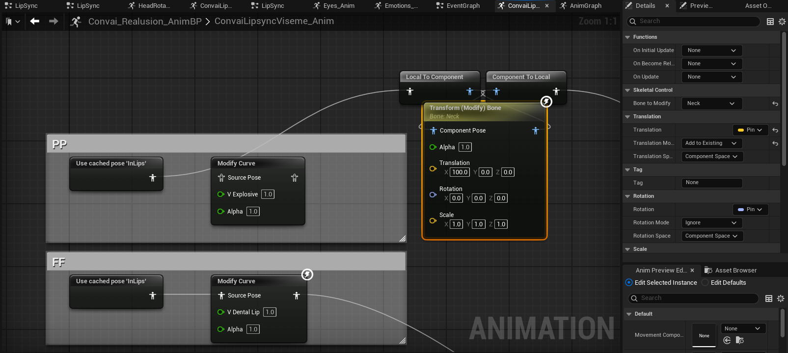 How to get the morph target names of a skeletal mesh using Convai_Realusion_AnimBP - Questions ...