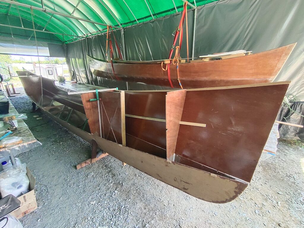 New Madness proa finally finished and registered - Builder's Forum ...