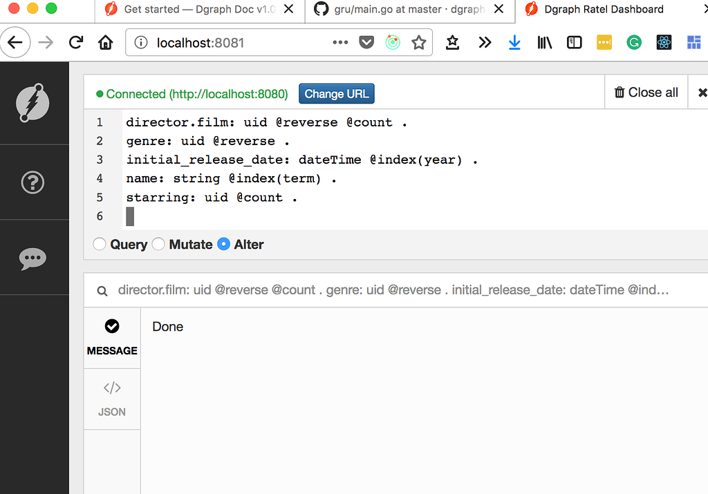 Struggle to do `A bigger dataset` with docker-compose - Users - Discuss Dgraph
