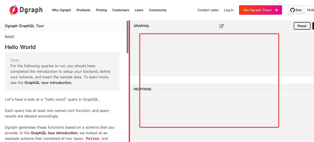 There is a problem with the official website - Dgraph Cloud - Discuss Dgraph