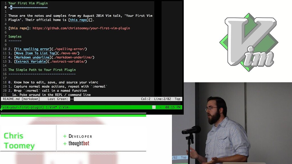 Your first Vim plugin by Chris Toomey - Misc - Discuss Dgraph