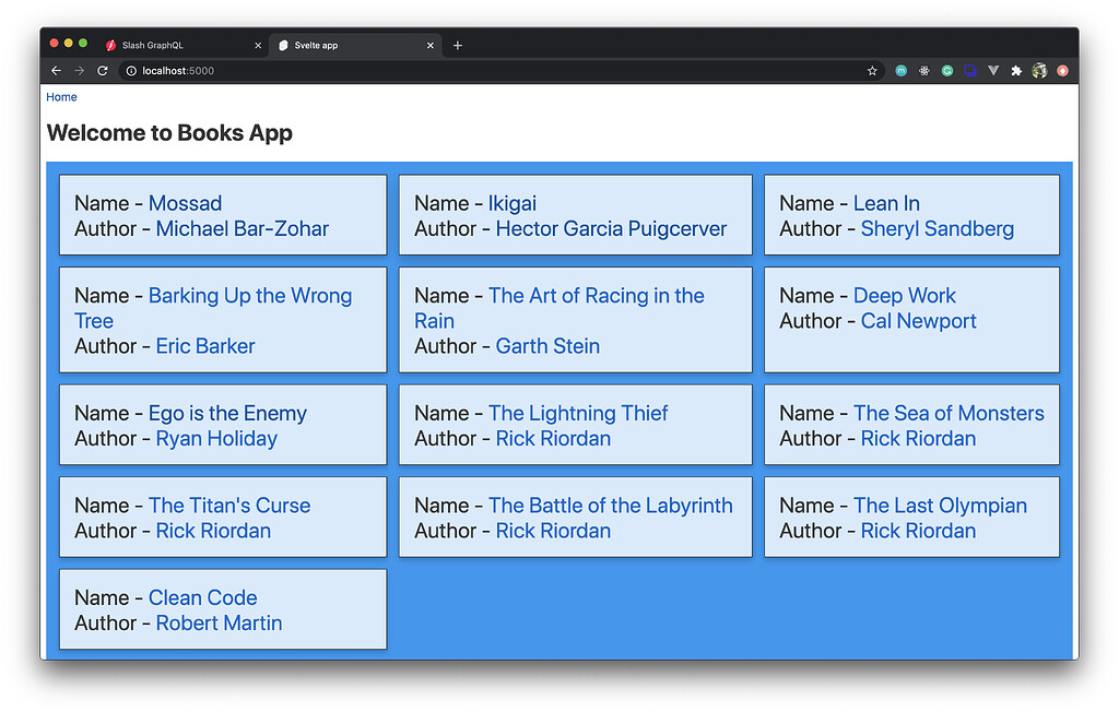 How to build a book review app with Svelte, urql and Slash GraphQL - Dgraph Blog - Blog ...