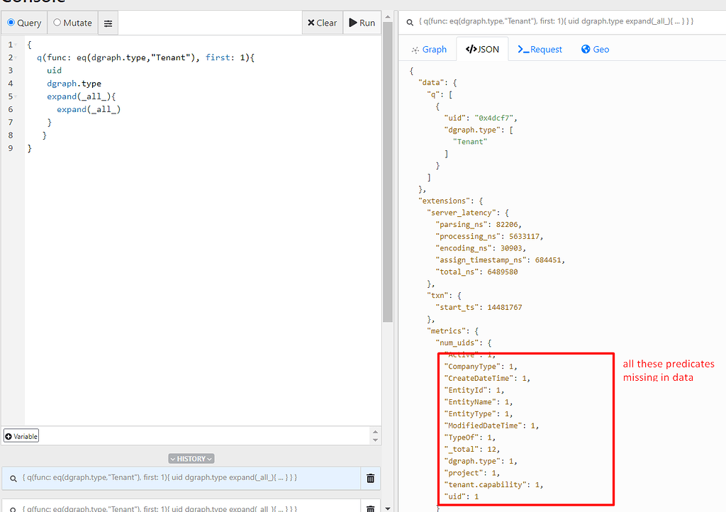 All The Node Properties Are Not Reading With Expand All Users Discuss Dgraph