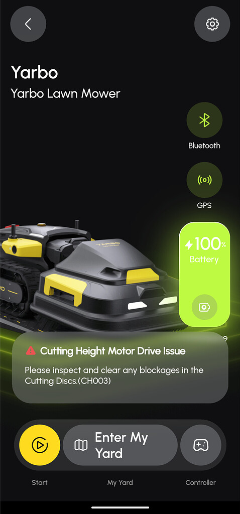 Cutting Height Motor Drive Issue - Page 4 - Hardware Issues - Yarbo Forum