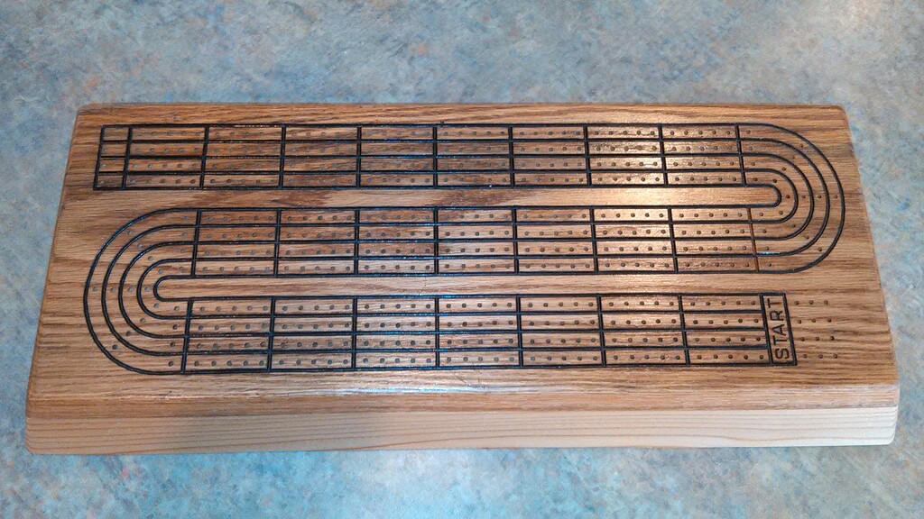 Finally finished the cribbage board - Projects - Inventables Community Forum