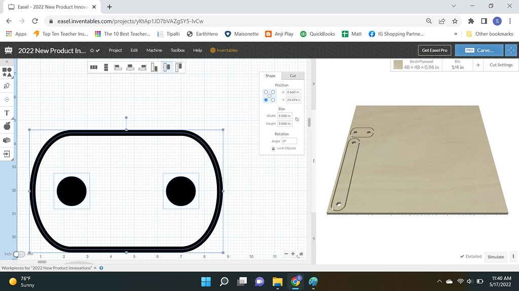 Alignment question - Easel - Inventables Community Forum
