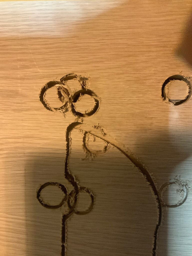 Cutting oval cirkles and strange cutting - Troubleshooting - Inventables Community Forum