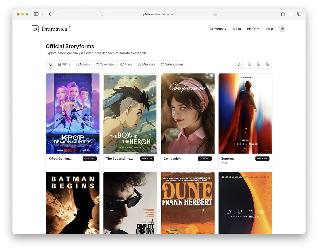 Introducing the Official Storyform Gallery: 650+ Curated Storyforms ...