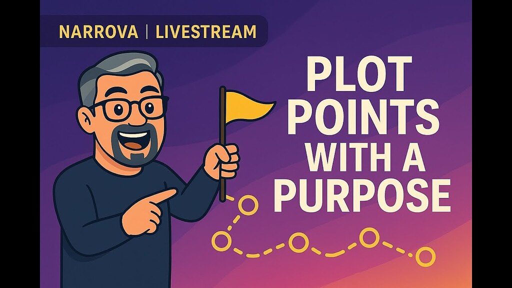 Plot Points with a Purpose - Livestream - Dramatica Platform Community