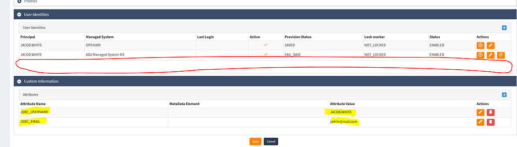 JDBC Synchronization not creating a User Identity entry - Identity ...