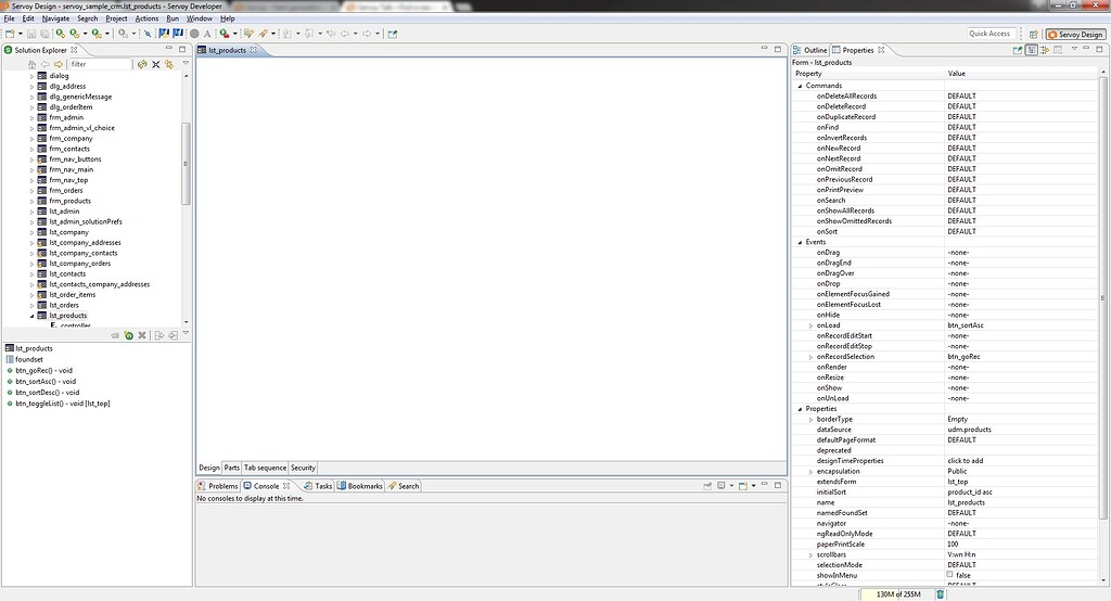 form palete - Classic Servoy - Servoy Community
