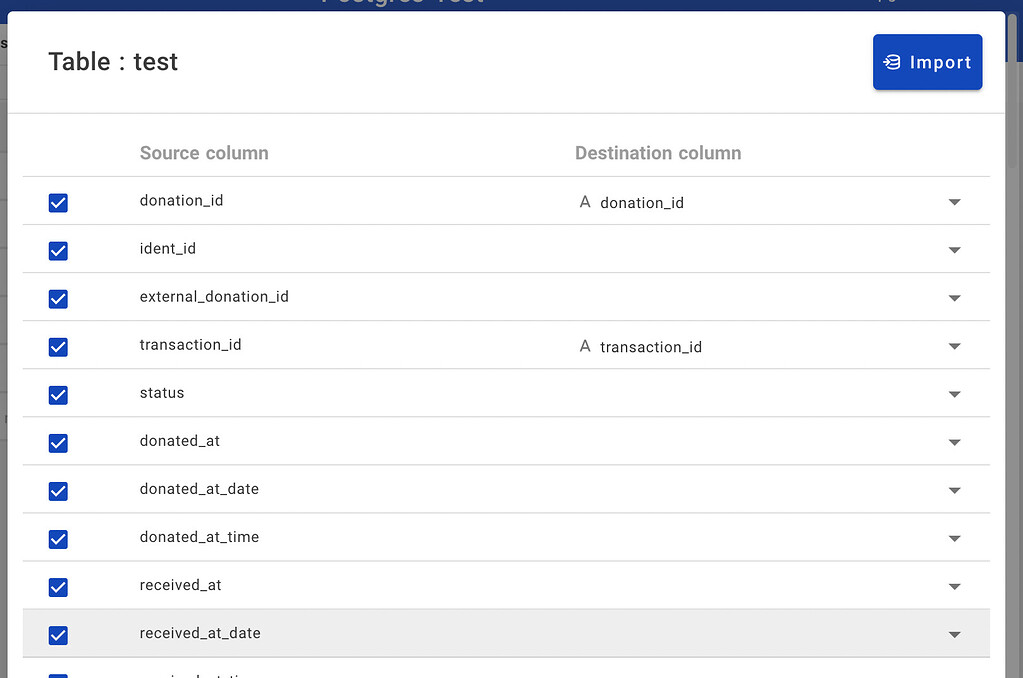 Create the missing destination column if it's missing when uploading csv file [May 25] - Discord ...