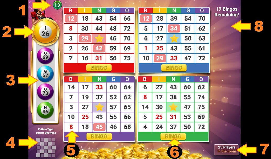 Bingo Guide - Bingo & Solitaire - Seven Seas Casino