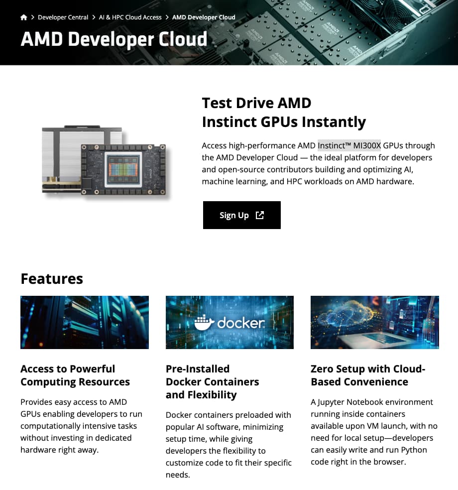 [공유] AMD Instinct™ MI300X GPU 무료 체험 이벤트를 진행합니다! - Bro's Lounge - CloudBro AI