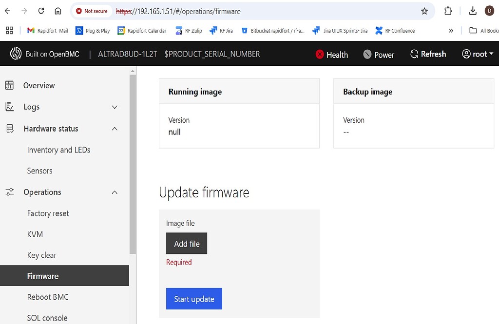 ALTRAD8UD-1L2T: How to install safely OpenBMC Web UI and BIOS - General ...