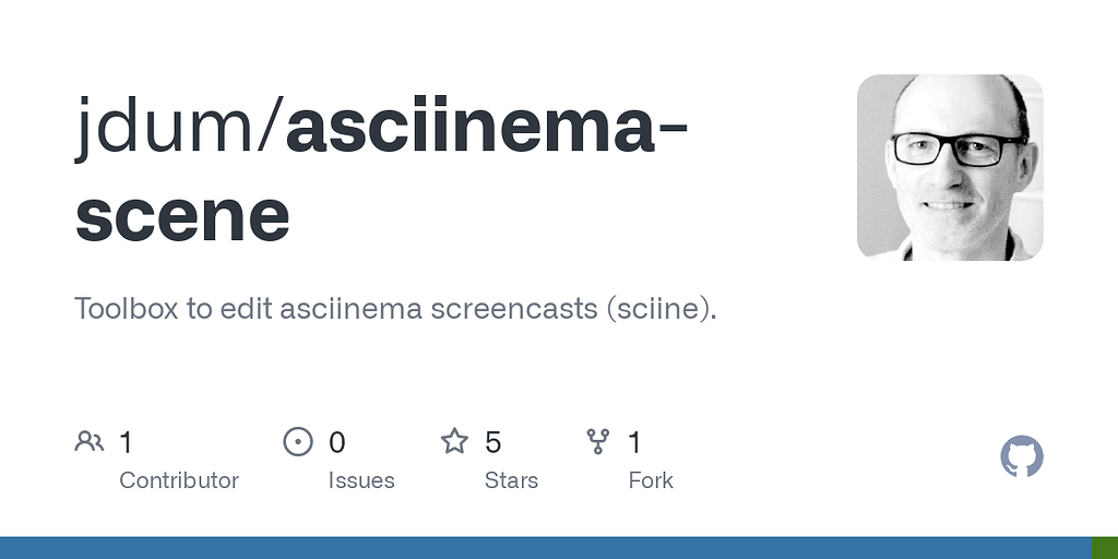 Editing tool: asciinema-scene - Show and tell - asciinema forum
