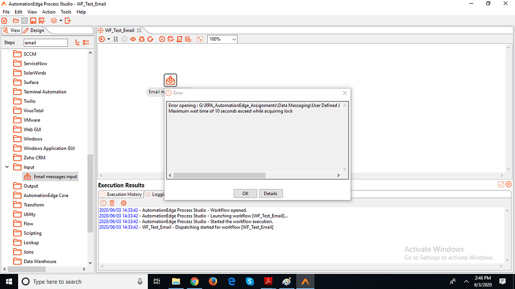 2.Error opening .psw file - Get Help & Discuss - AutomationEdge ...
