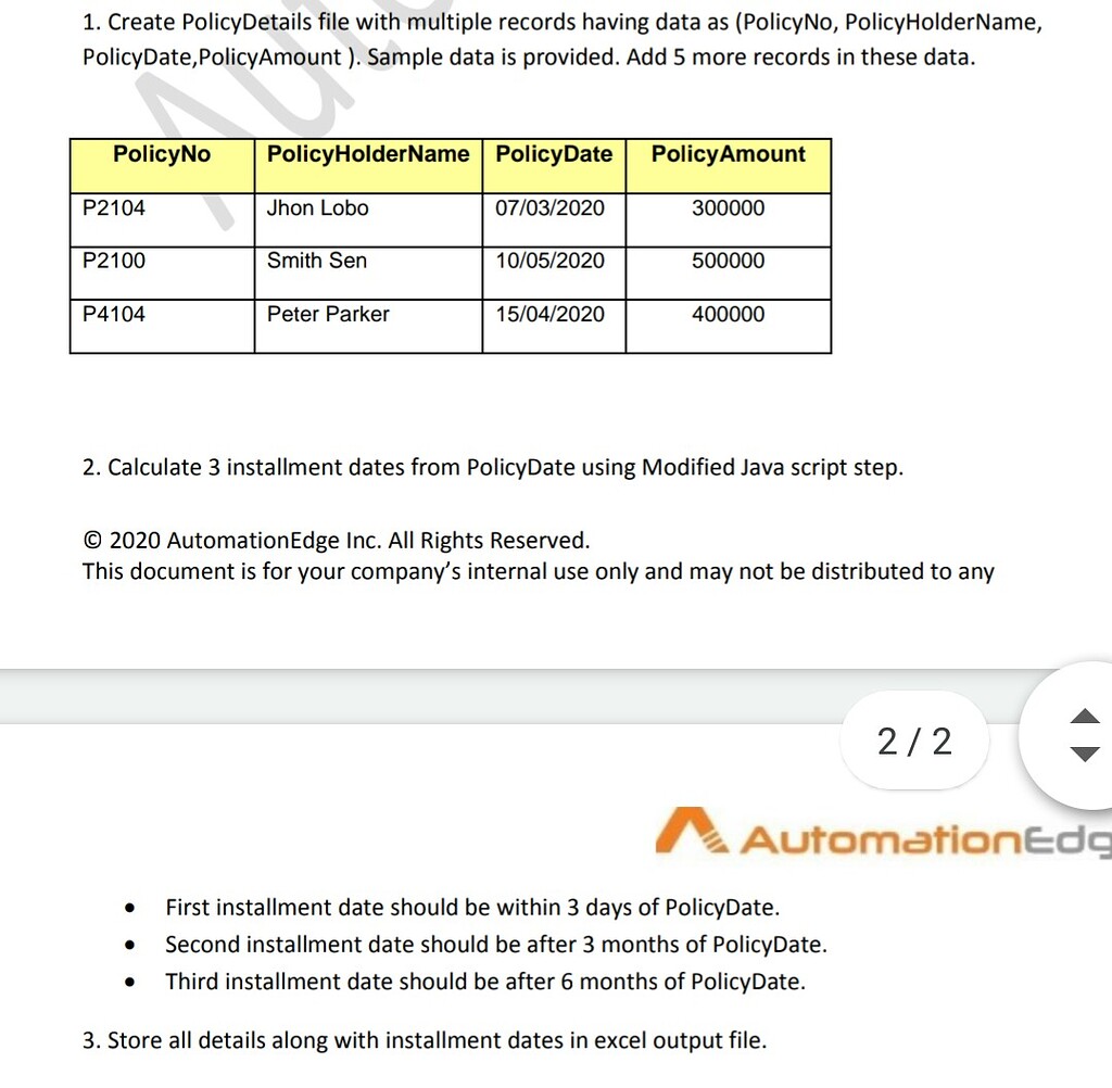 How Ot Find Next Installment Dates From Given Date Using Java Script Get Help And Discuss