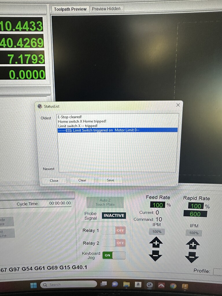 Mach 4 greyed out after clicking home or keyboard jogging - mach4 ...