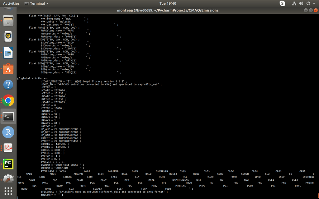 Error reading IDs in CMAQ emission file - Run Time Errors and Issues - CMAS CENTER FORUM