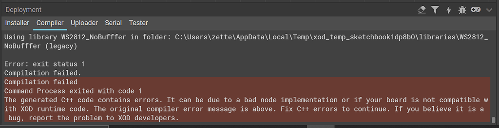 Arduino Nano Every - Install/Upload Problems - XOD Community