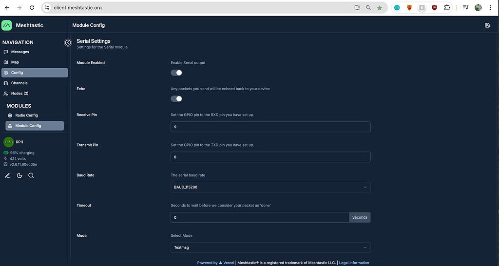 Serial Module to UART Connection with Pico H (MicroPython) and Pico H ...