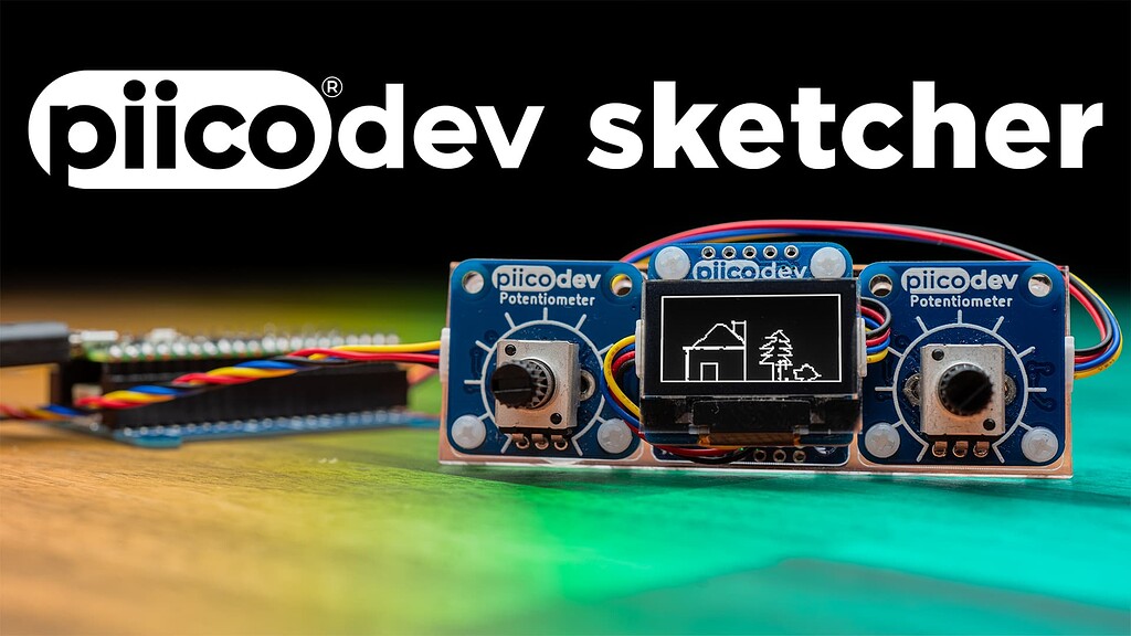 Project by Michael; PiicoDev Sketcher - An interactive sketching toy! - Projects - Core ...