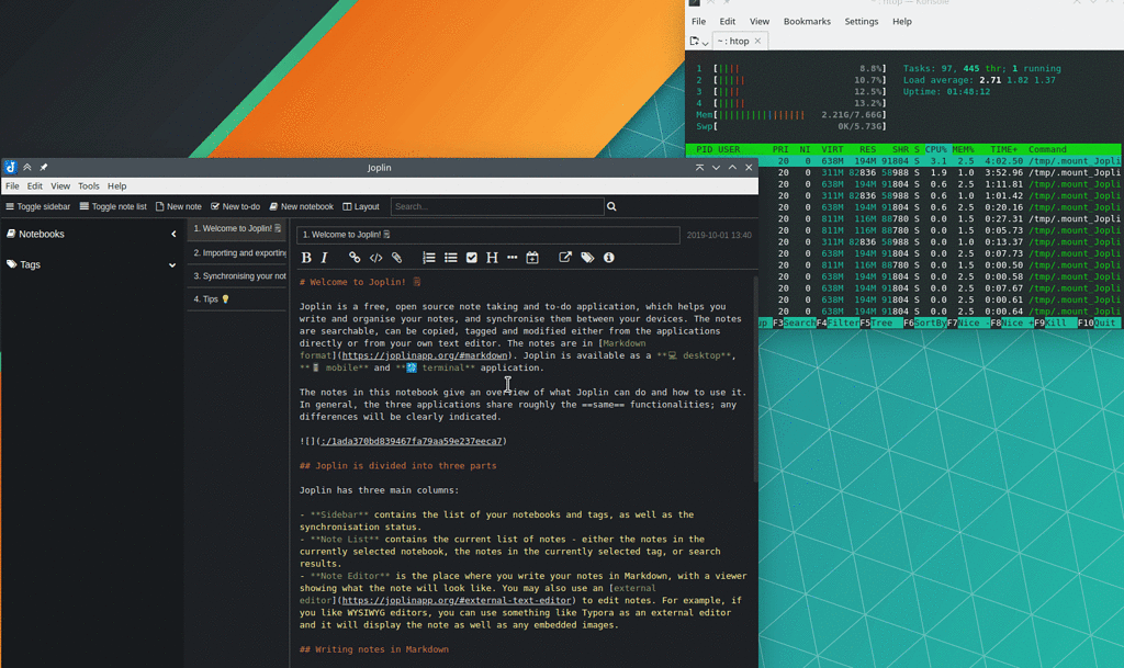 High CPU usage while scrolling - Support - Joplin Forum