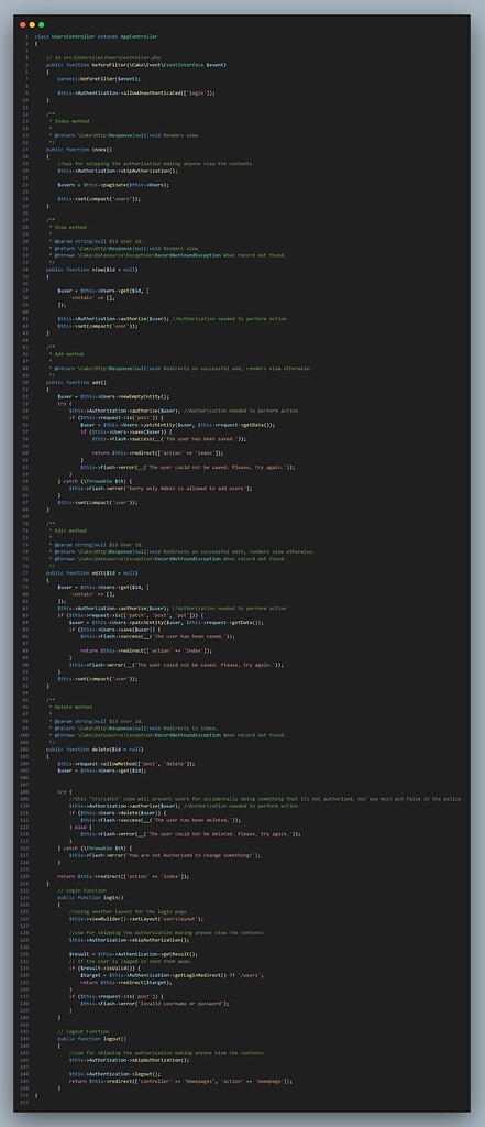 Getting redirected to admin dashboard and setting policy that only admin can controll the data ...