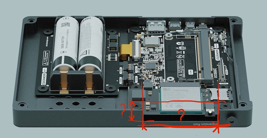 uConsole expansion port dimensions - uConsole - clockworkpi
