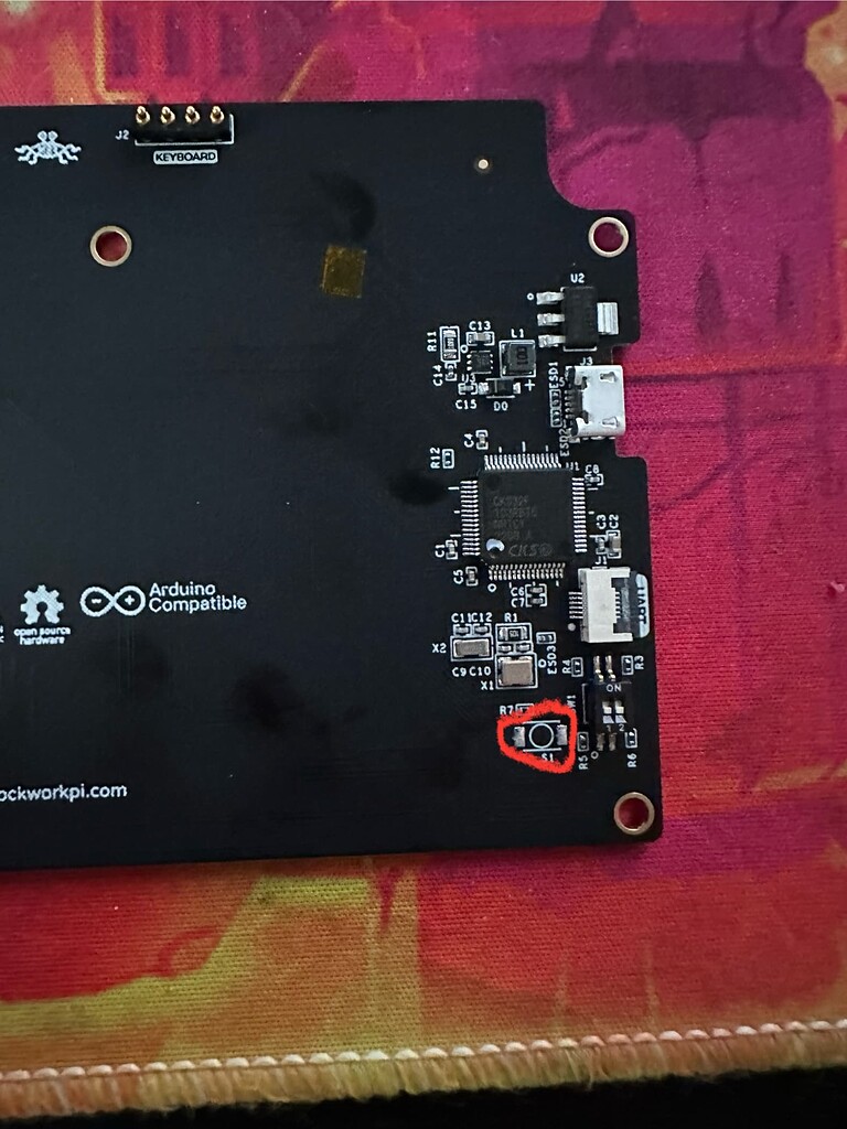 Bricked Keyboard Fix - uConsole - clockworkpi