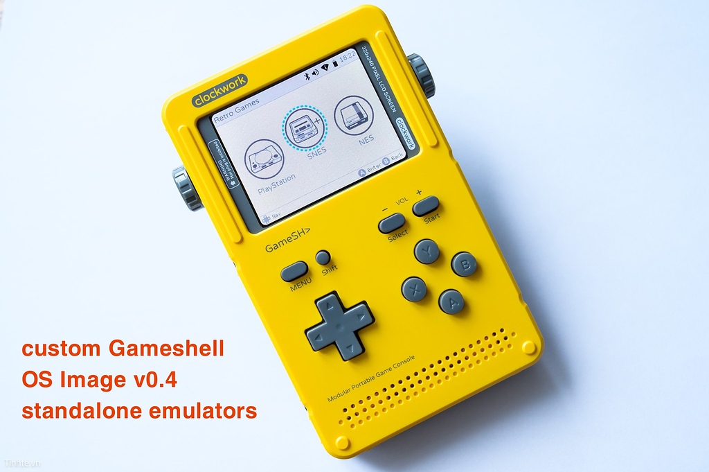 Custom GameShell image v0.4 with working standalone emulators - Firmware and Apps - clockworkpi