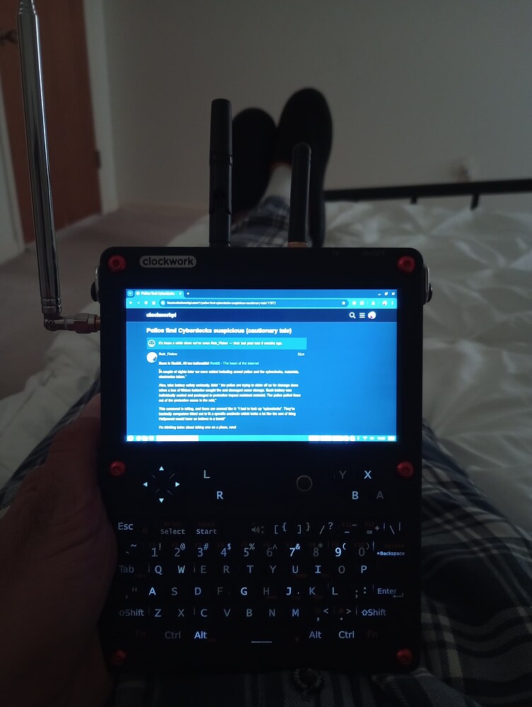 Police find Cyberdecks suspicious (cautionary tale) - uConsole - clockworkpi