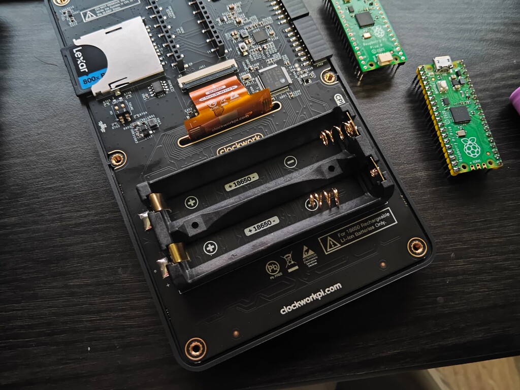 Uh oh... be careful with those battery springs - PicoCalc - clockworkpi