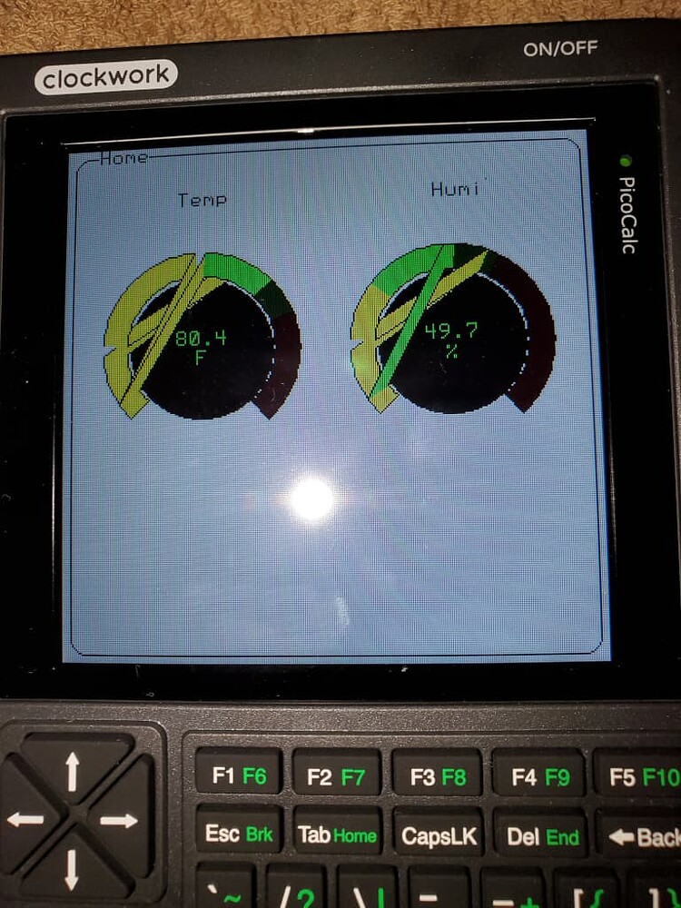 PicoCalc GUI Gauge Command - PicoCalc - clockworkpi