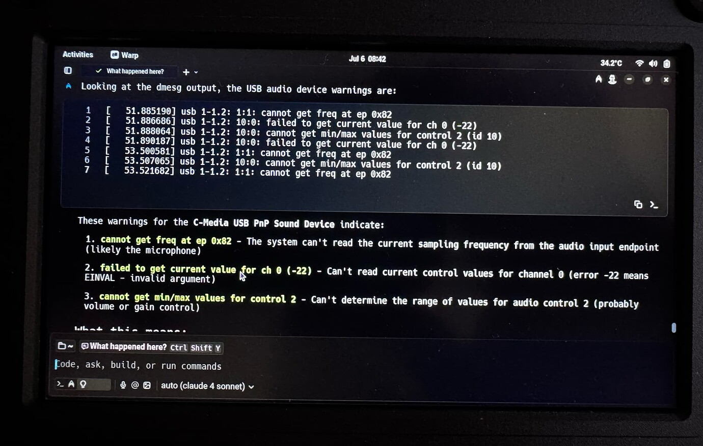CM5 Uconsole - USB mic not working - uConsole - clockworkpi