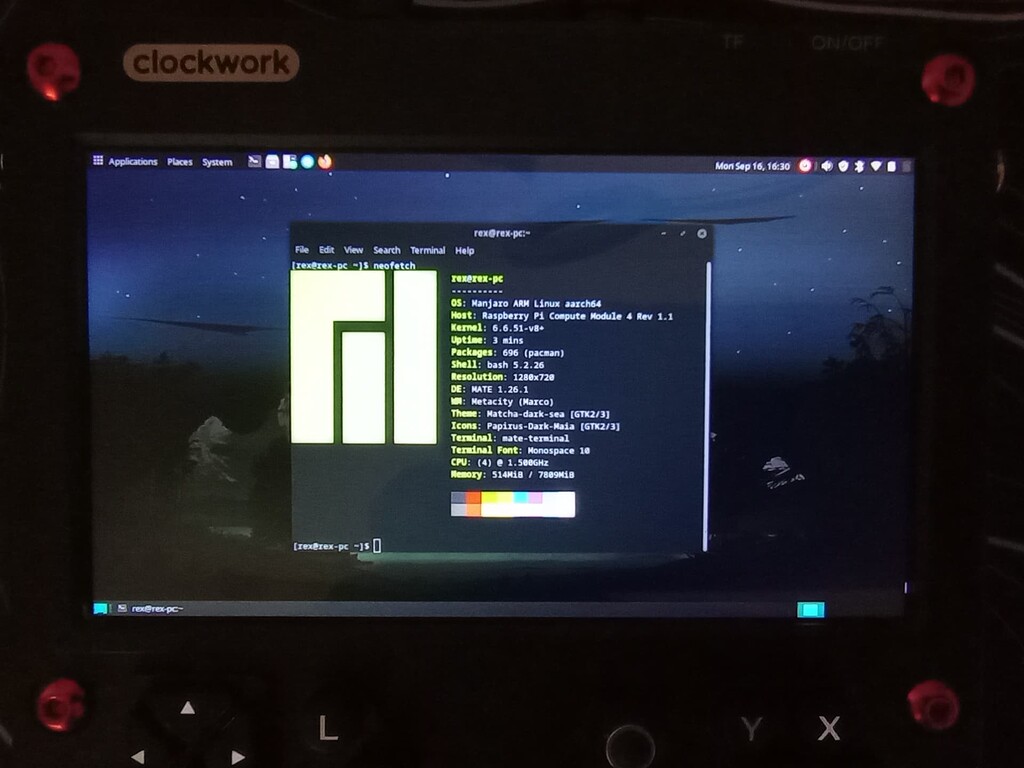 Manjaro MATE 6.12.y for uConsole and DevTerm - uConsole - clockworkpi