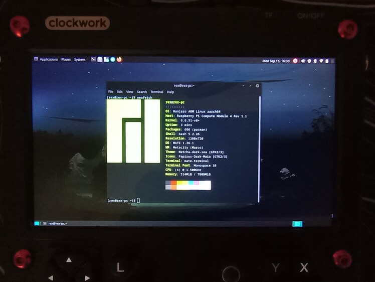 Manjaro MATE 6.12.y for uConsole and DevTerm - uConsole - clockworkpi